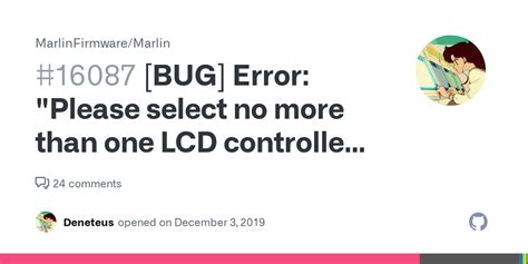 Bug Error Please Select No More Than One Lcd Controller Option Wanhao D6 · Issue 16087