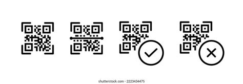 Qr Code Icon Scanning Code Symbol Stock Vector Royalty Free Shutterstock