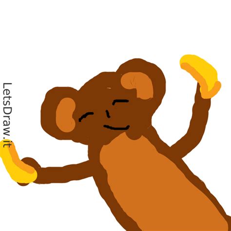 How To Draw Monkey Fu3eomqfn Png LetsDrawIt
