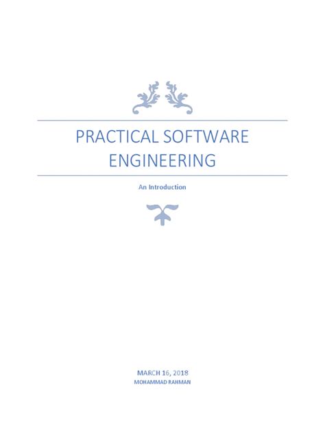 Introduction To Practical Software Engineering Pdf Abstraction Computer Science