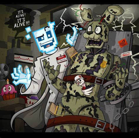 It Lives By Wolfjedisamuel Animatronic Fnaf 2 Kind Scott Cawthon