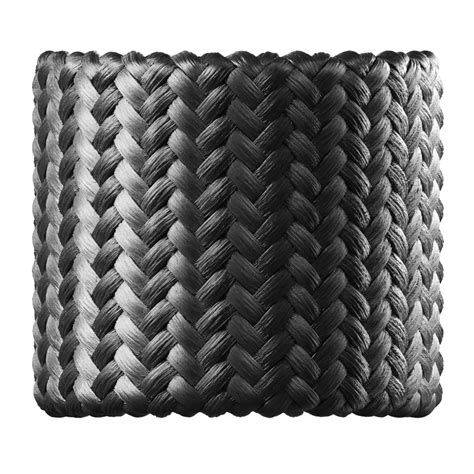 Climbing Cord Texture Black Poliigon