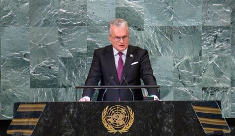 Президент Литви закликав в ООН створити спецтрибунал щодо злочинів РФ в Україні Європейська правда