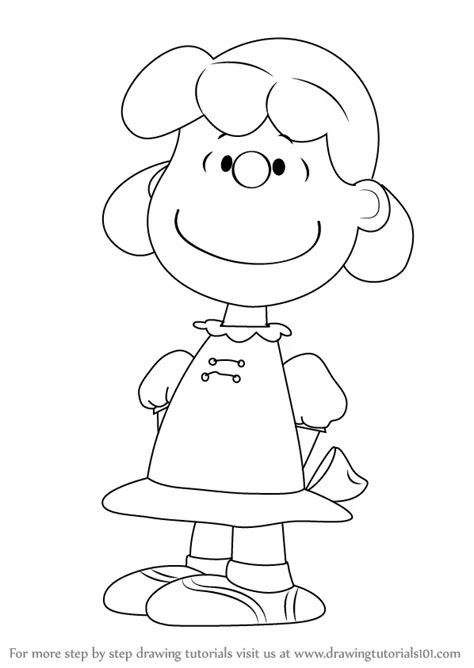 Learn How To Draw Lucy From The Peanuts Movie The Peanuts Movie Step By Step Drawing Tutorials