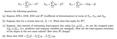 Solved Consider A Simple Linear Regression Model Yi β0