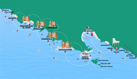 Porto Vergogna Cinque Terre Map
