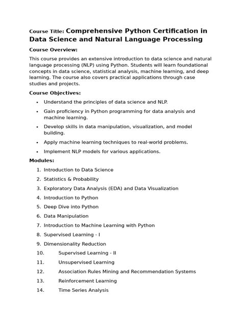 Full Stack Python For Ds Nlp Pdf