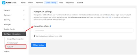 Hubspot Integration With Fluent Forms Wp Manage Ninja
