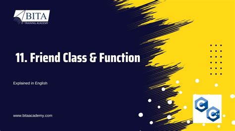 Friend Function In C With Example Friend Function And Classes In C