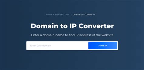 Domain To IP Converter Convert Domain Name Into IP