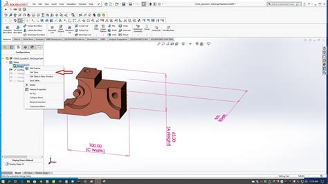 design tables and configurations to validate robust models in solidworks