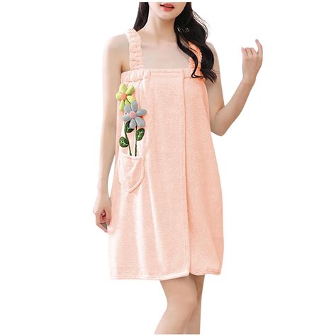 Fnfyfh Womens Bath Towel Wrap With Straps Cute Flower Towel Dress