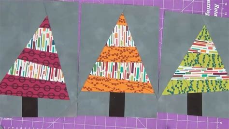 Wonky Christmas Tree Quilt Blocks Diy Joy