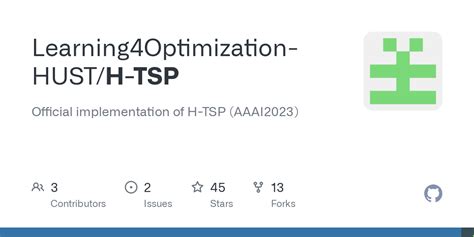 Github Learning4optimization Husth Tsp Official Implementation Of H Tsp Aaai2023