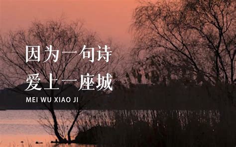 因为一句诗爱上一座城你知道这些诗词写的都是哪里吗你还知道哪些关于城 哔哩哔哩