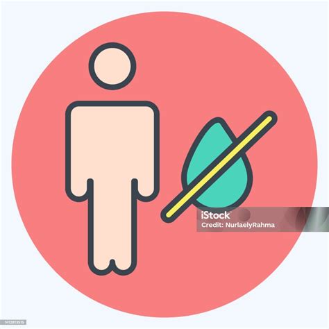 아이콘 탈수 독감 기호에 적합합니다 컬러 메이트 스타일 편집 가능한 간단한 디자인 디자인 템플릿 벡터 간단한 그림 개념에 대한 스톡 벡터 아트 및 기타 이미지 Istock