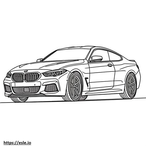 Bmw X6 M60i Xdrive 2024 Ausmalbild