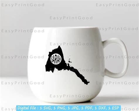 Eritrea Svg Bundle Eritrea Outline Eritrean Map Home Love Etsy