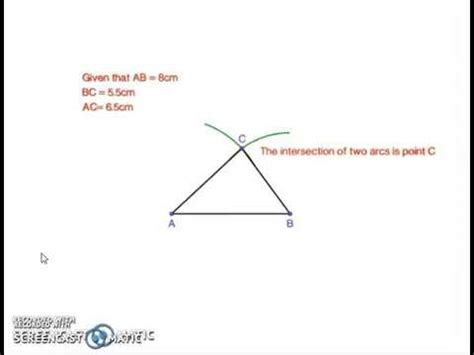 Construct Triangle Part YouTube