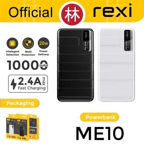 Promo Robot Rt190s Powerbank 10000mah Led Dual Input Output Type C