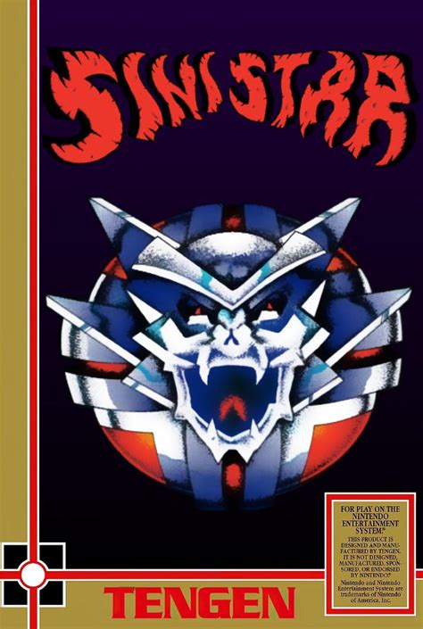 Sinistar Nes Cover Art By Ryanmlinn On Deviantart