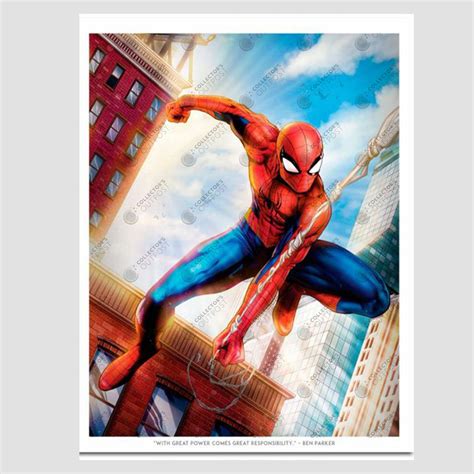 Spider Man With Great Responsibility Marvel Comics Premium Art Pri