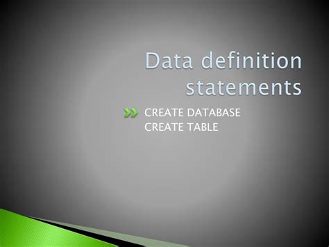 Ppt Sql Statements Powerpoint Presentation Free Download Id 6086618