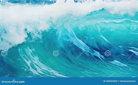Waves Abstract Ocean Background Stock Illustration Illustration Of