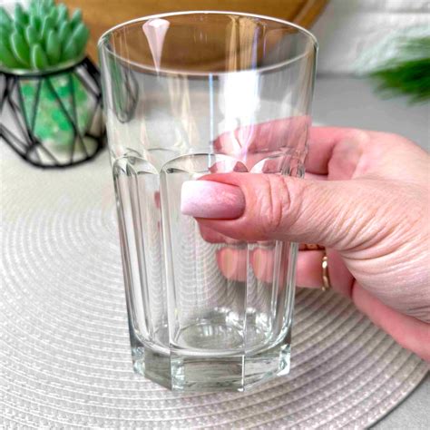 Висока склянка з гранями 420мл Касабланка Uniglass Marocco ціна купити в Україні від компанії