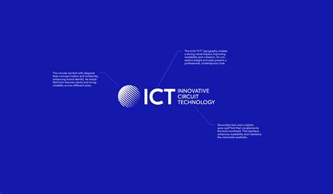 Ict Branding Logo Design Behance