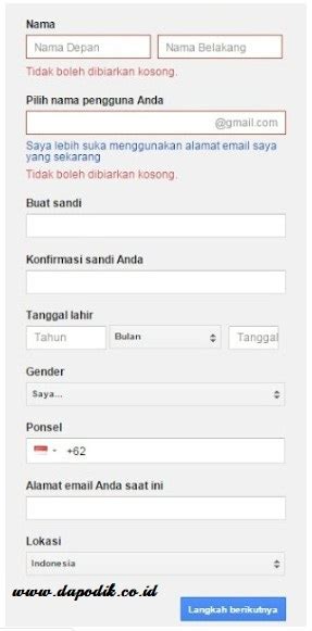 Cara Buat Email Dan Daftar Akun Gmail Untuk Siswa Jenjang Paud Sd Smp Sma Smk Dan Sederajat