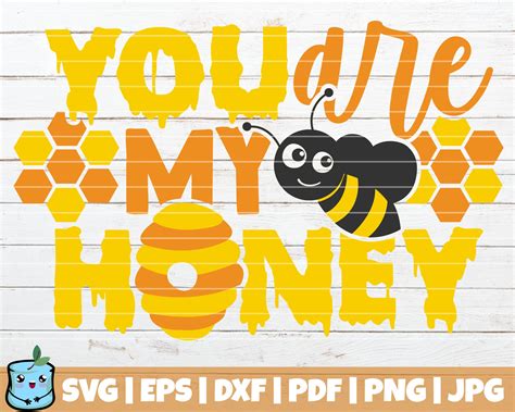 Honey Bee Svg Bundle Honey Svg Cut Files Commercial Use Etsy
