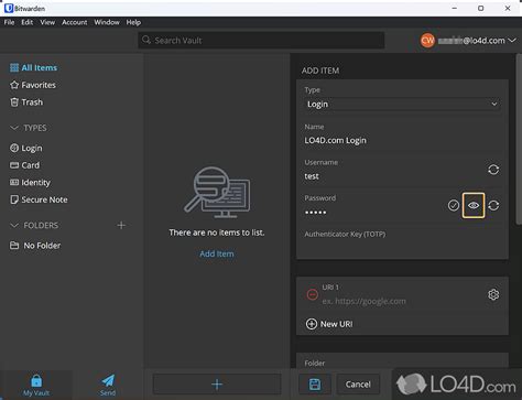 Bitwarden Screenshots