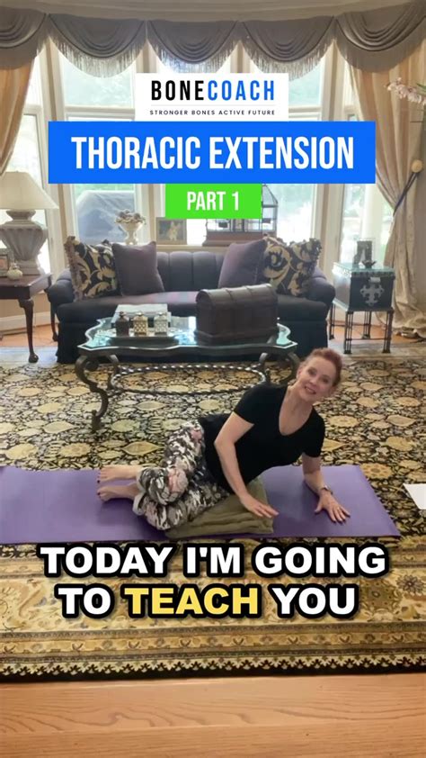 Thoracic Extension Part 1 🦴👇 Thoracic Spine Extension Is Key To Optimal Shoulder Neck And
