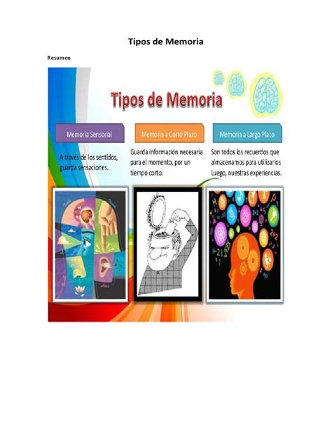 Tipos De Memoria Pdf