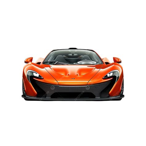Dynamic Orange Sports Car Luxury Vehicle Fast Car Automotive Design
