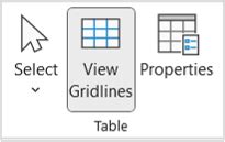 View Gridlines Command In Word Avantix Learning