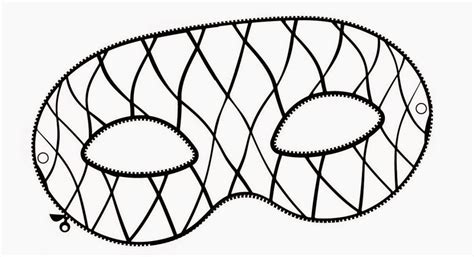 Moldes De M Scaras De Carnaval Para Imprimir E Recortar