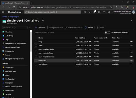 Lesson 6 2 Create Blob Storage Container DarthPedro S Blog