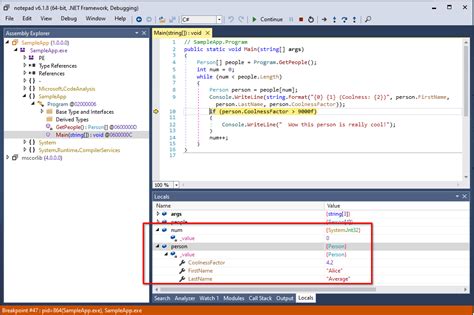 Confusing NET Debuggers Proxy Objects Washi