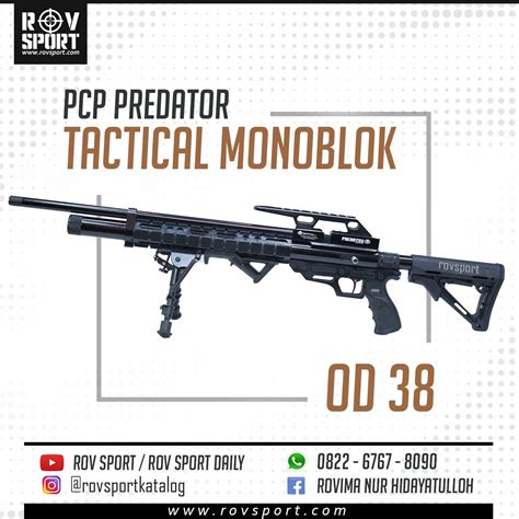 Pcp Predator Tactical Monoblok Od 38 Rovsport