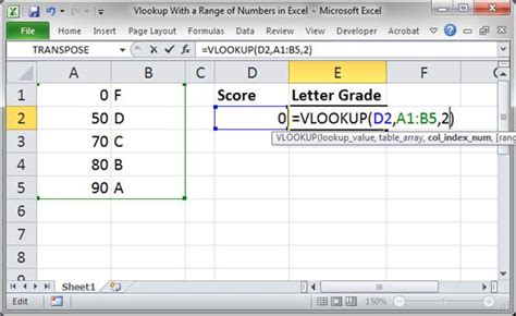 Vlookup With A Range Of Numbers In Excel TeachExcel Com