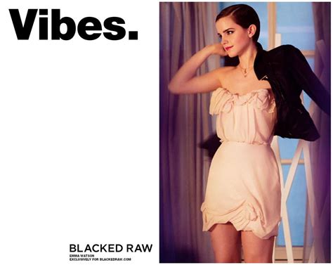 Emma Watson For Blacked Raw Scrolller