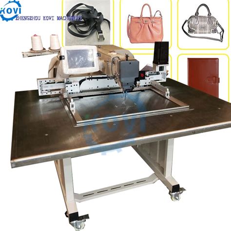 Industrial Automatic Computer Programmable Electronic Shoes Bags Upper Pattern Program Leather