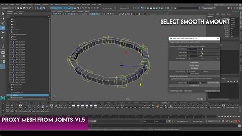 maya python script proxy mesh from joints on vimeo
