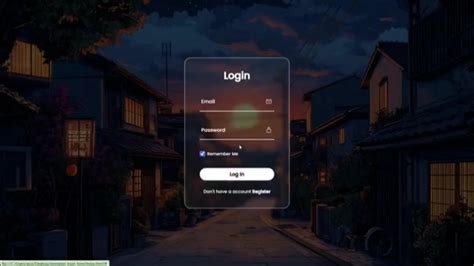 Animated Login And Registration Form In Html Css And Javascript Sliding Login And Signup Form