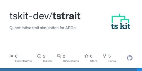 GitHub Tskit Dev Tstrait Quantitative Trait Simulation For ARGs