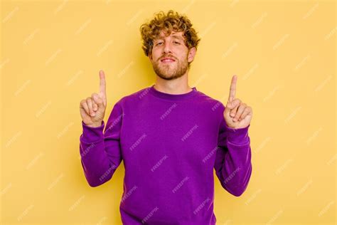 Premium Photo Indicates With Both Fore Fingers Up Showing A Blank Space