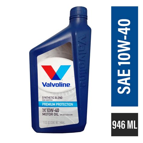 Lubricante Valvoline Premium Protection 10W-40 946 ML - Mayorista Oil ...