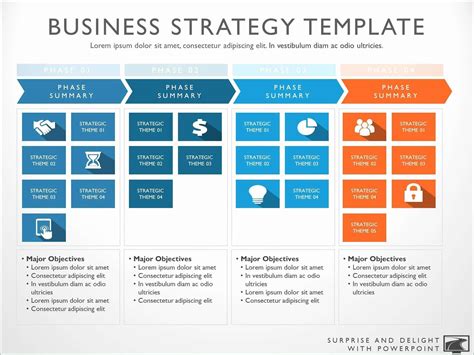 Business Strategy Template Powerpoint That Will Flawlessly Fit Your Needs These… Marketing